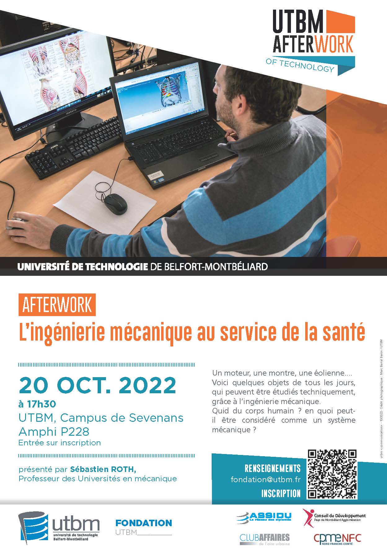 Afterwork UTBM : l'ingénierie mécanique au service de la santé